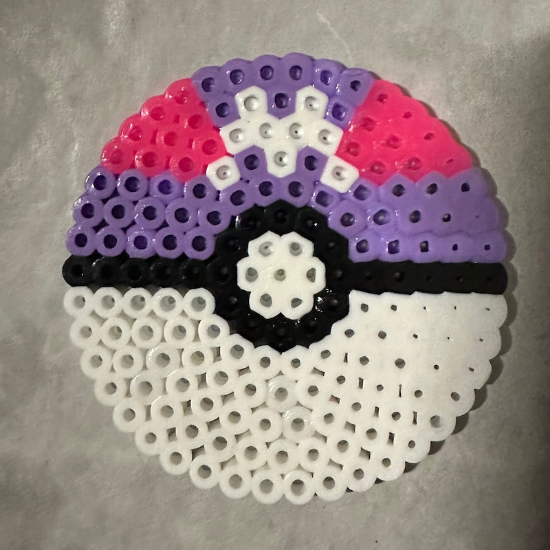 Pokeball Fuse Beads - Etsy