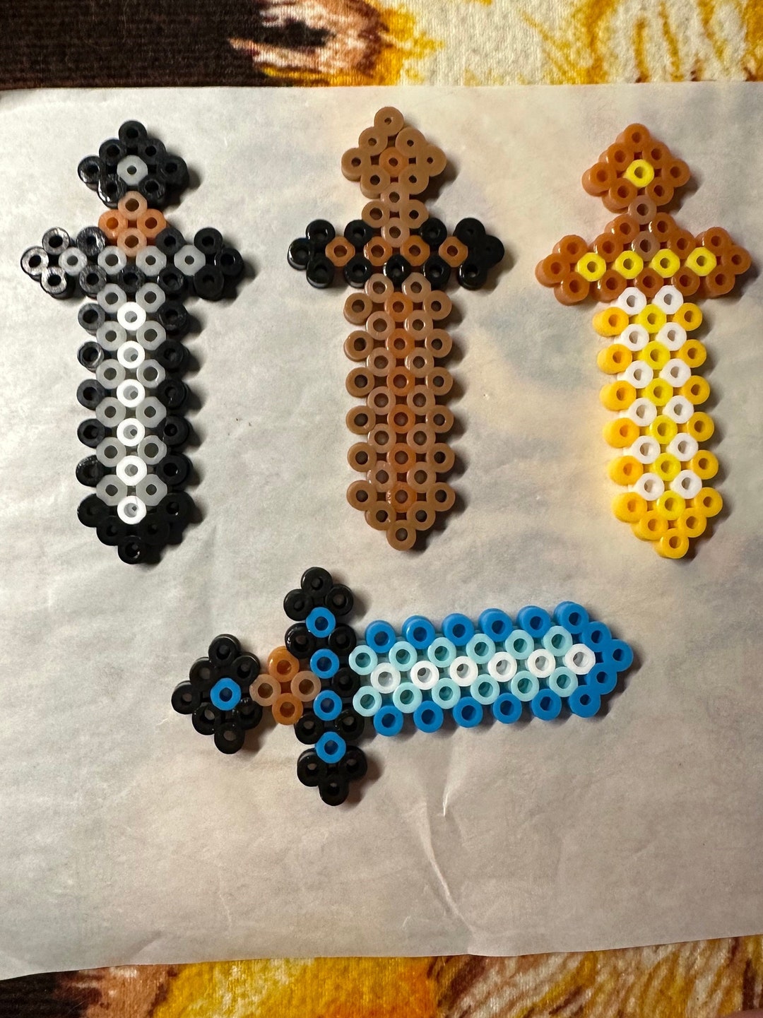 Minecraft Sword Keychain - Etsy