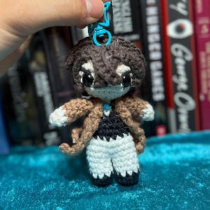 Crochet Dazai Osamu Amigurumi Keychain - Etsy