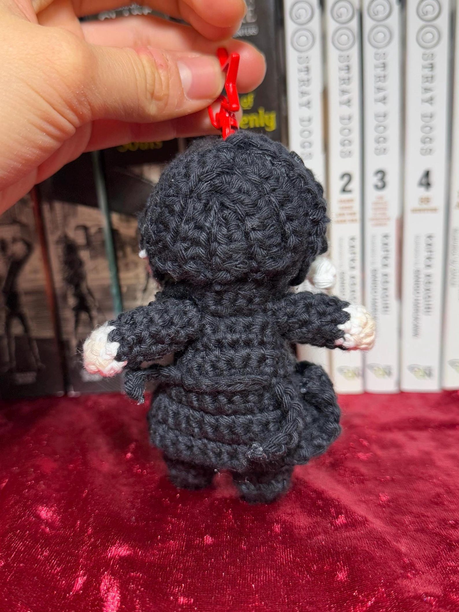 Crochet Akutagawa Ryuunosuke Amigurumi Keychain - Etsy