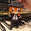 PATTERN - Crochet Dazai Keychain Amigurumi - Etsy