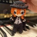 Crochet Dazai Osamu Amigurumi Keychain - Etsy