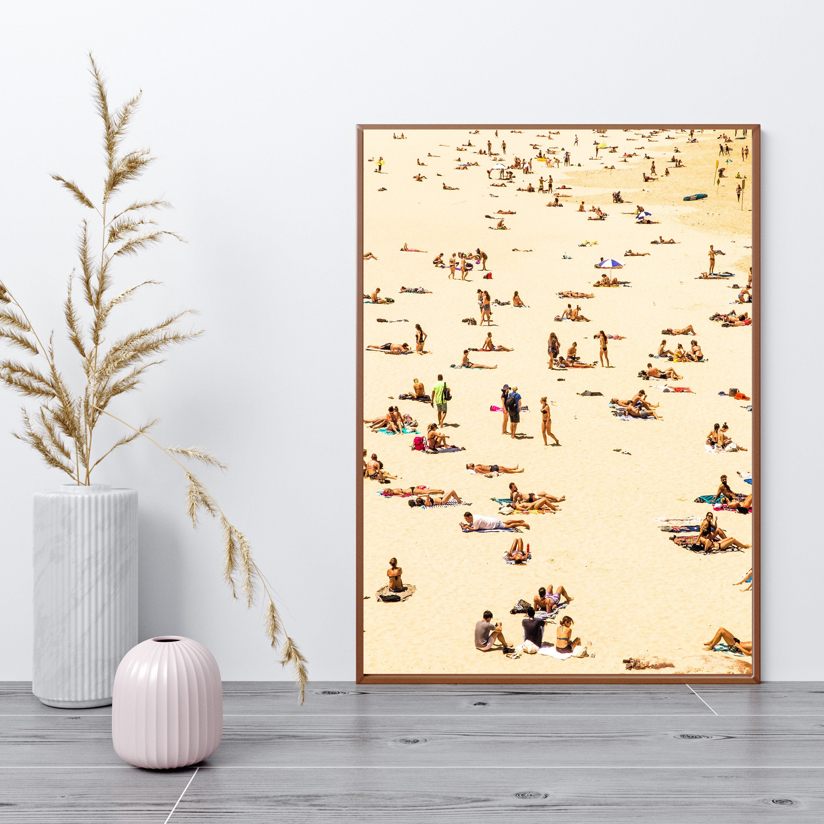 Vintage Style Beach Poster Printable Beach Picture Retro Style Beach ...