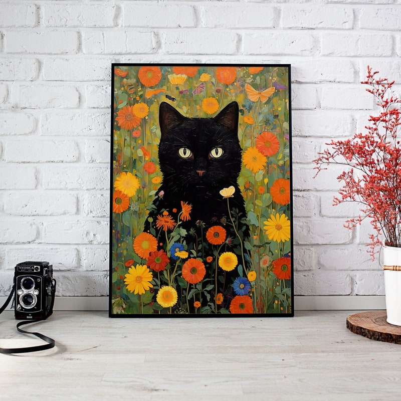 Cat Poster - Etsy UK