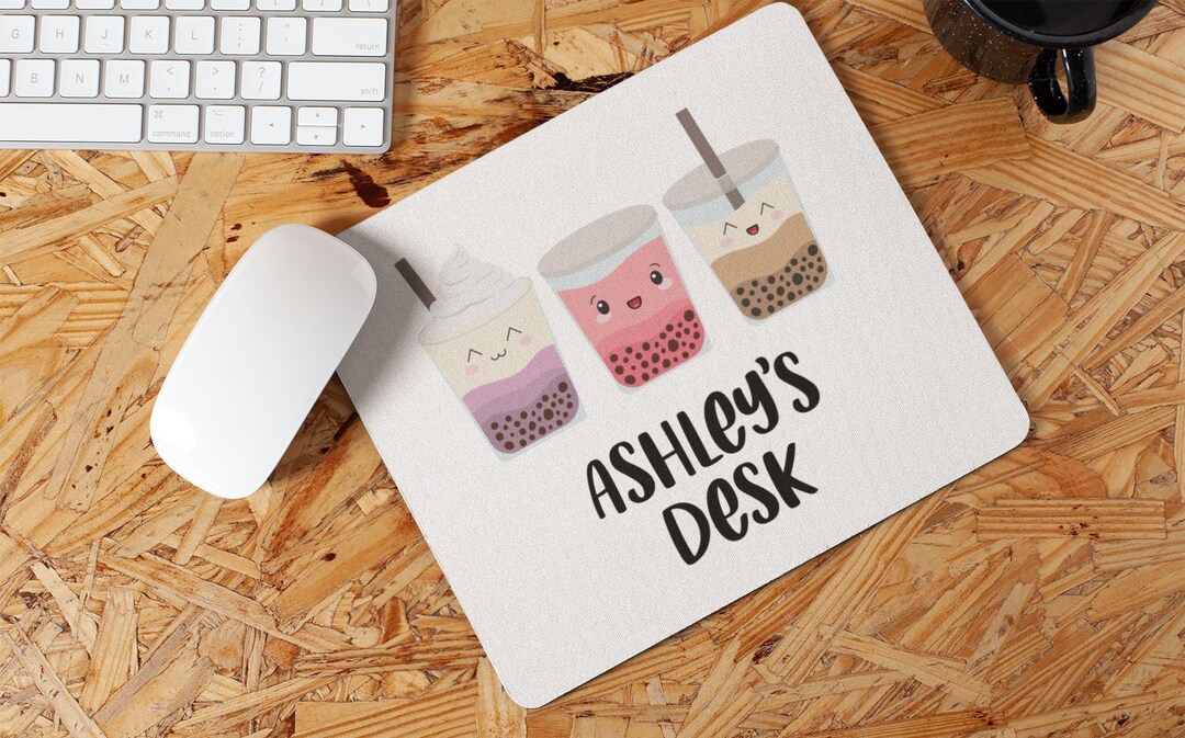 Personalized Bubble Tea Mousepad for the Desk - Etsy