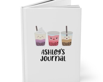 Boba Journal | Boba Lover Gift | Boba | Cute Boba Journal | Lined ...