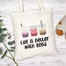 Boba Canvas Tote Bag | Boba Lover Gift | Boba | Cute Boba Bag - Etsy