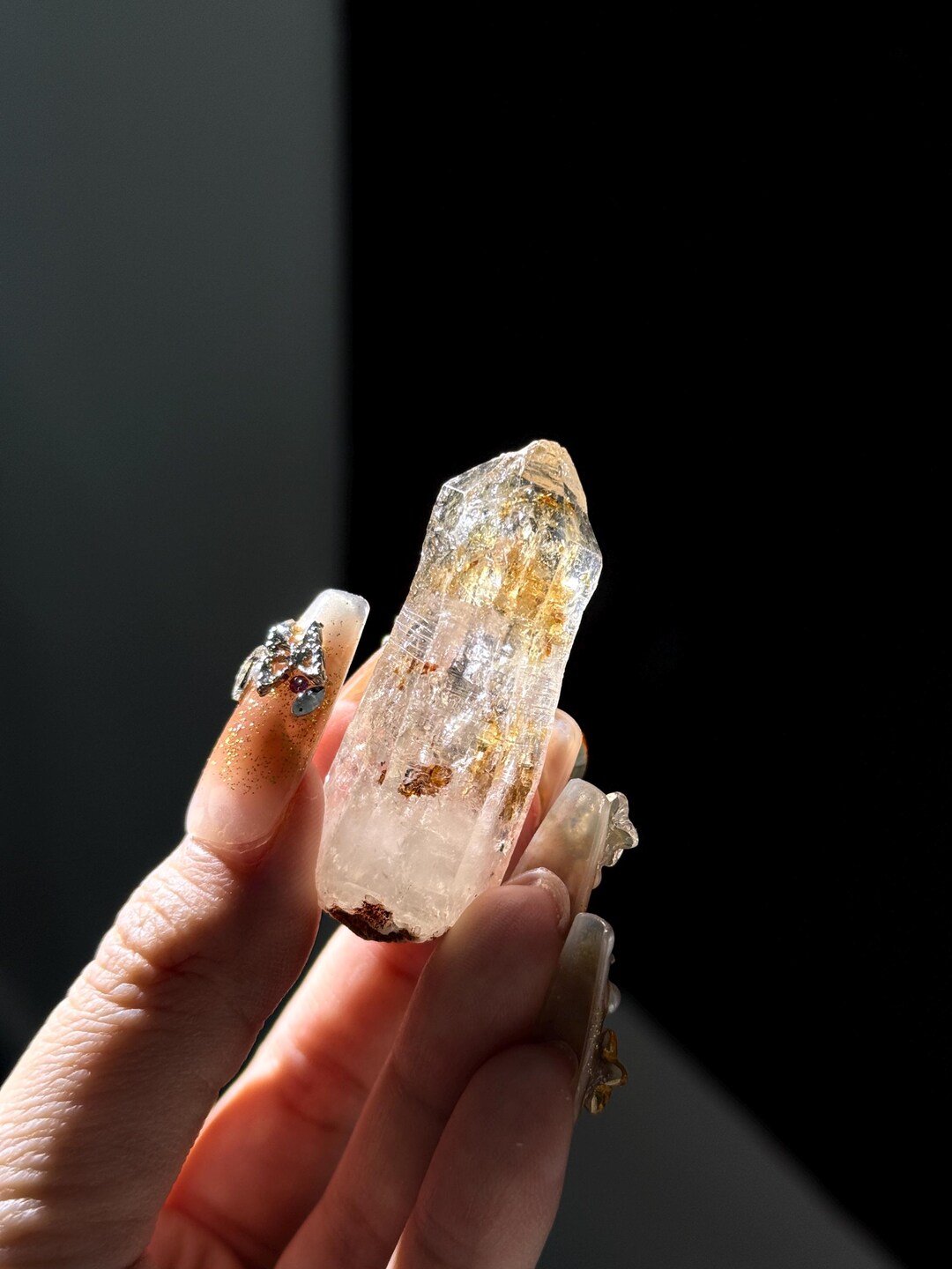 Golden Scepter Red Clay Filled Firefly Skeletal Petroleum Included ...