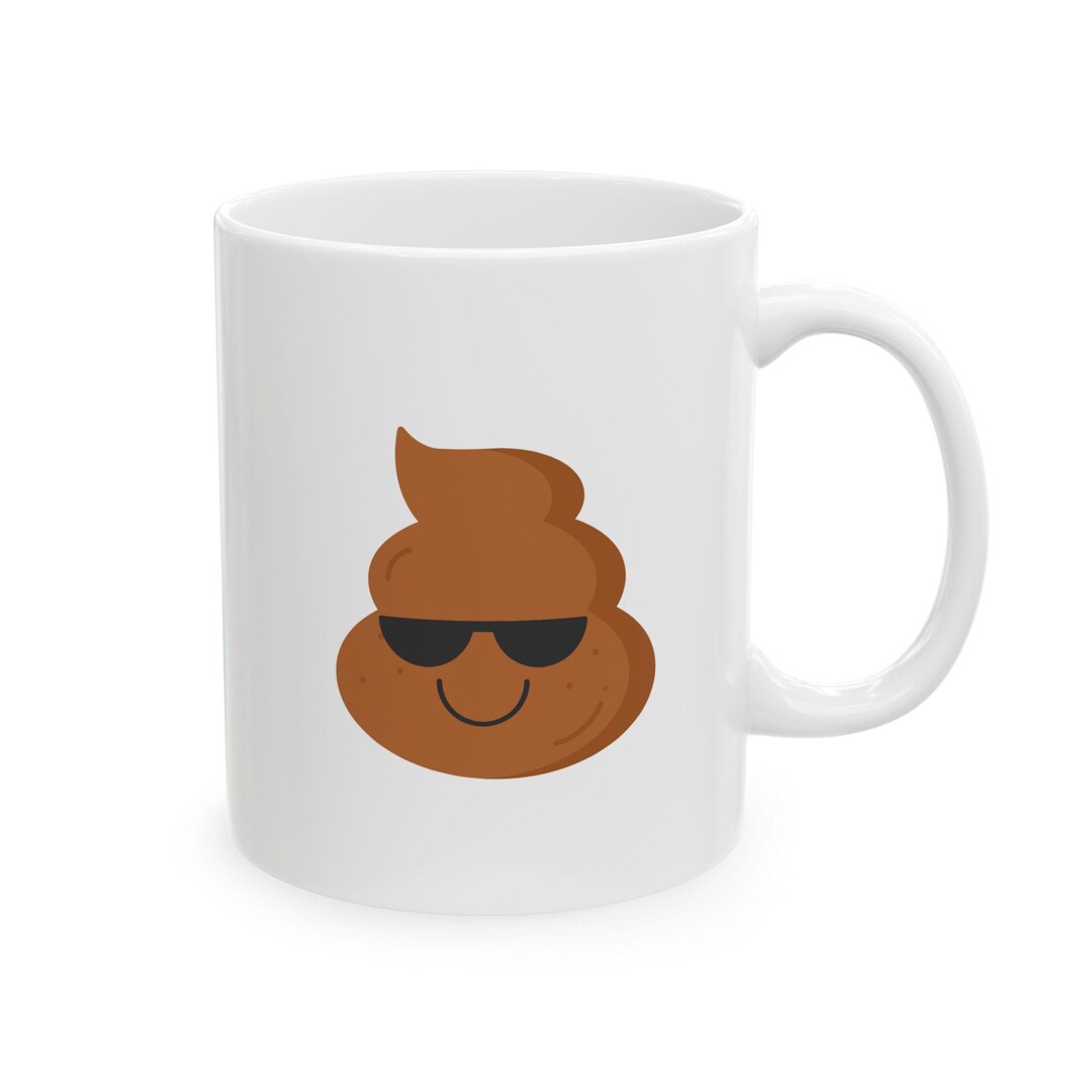 Funny Poop Mug, Novelty Coffee Cup, Gag Gift for Friends, Ceramic Tea ...