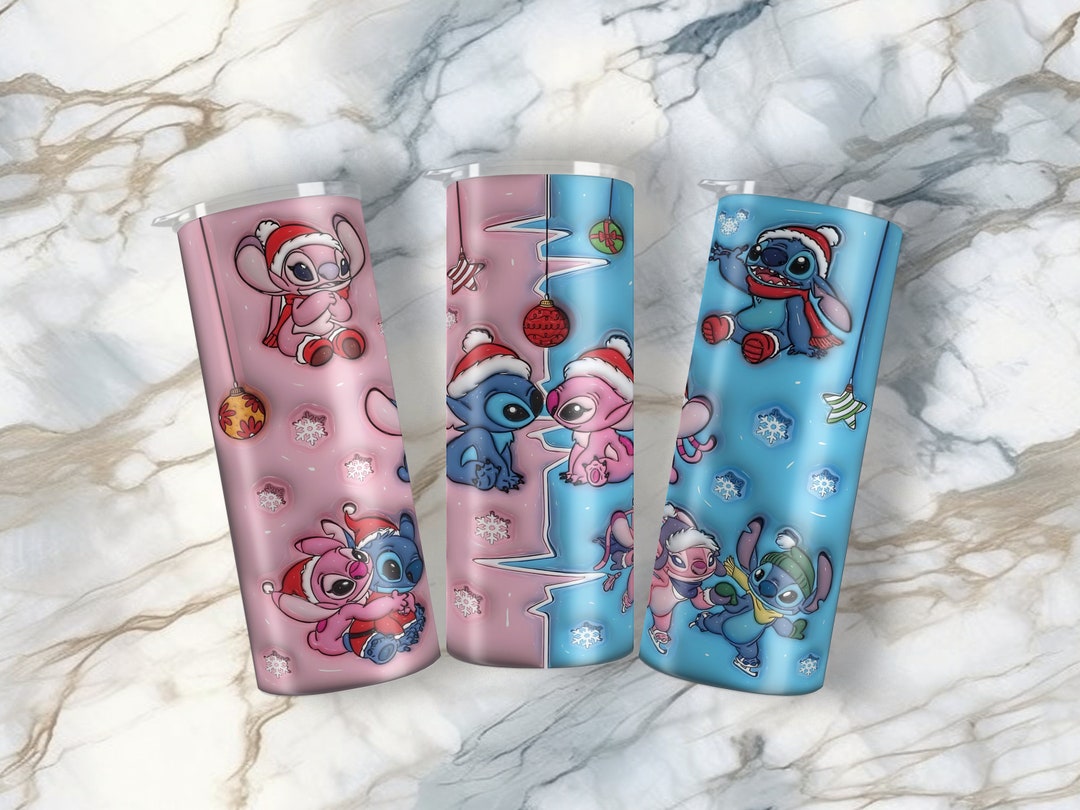 Alien & Angel 3D 20 Oz Tumbler Alíen Tumbler Stitchmas - Etsy