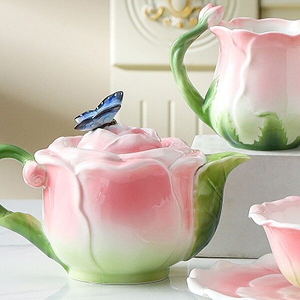 Enamel Tea Set - Etsy