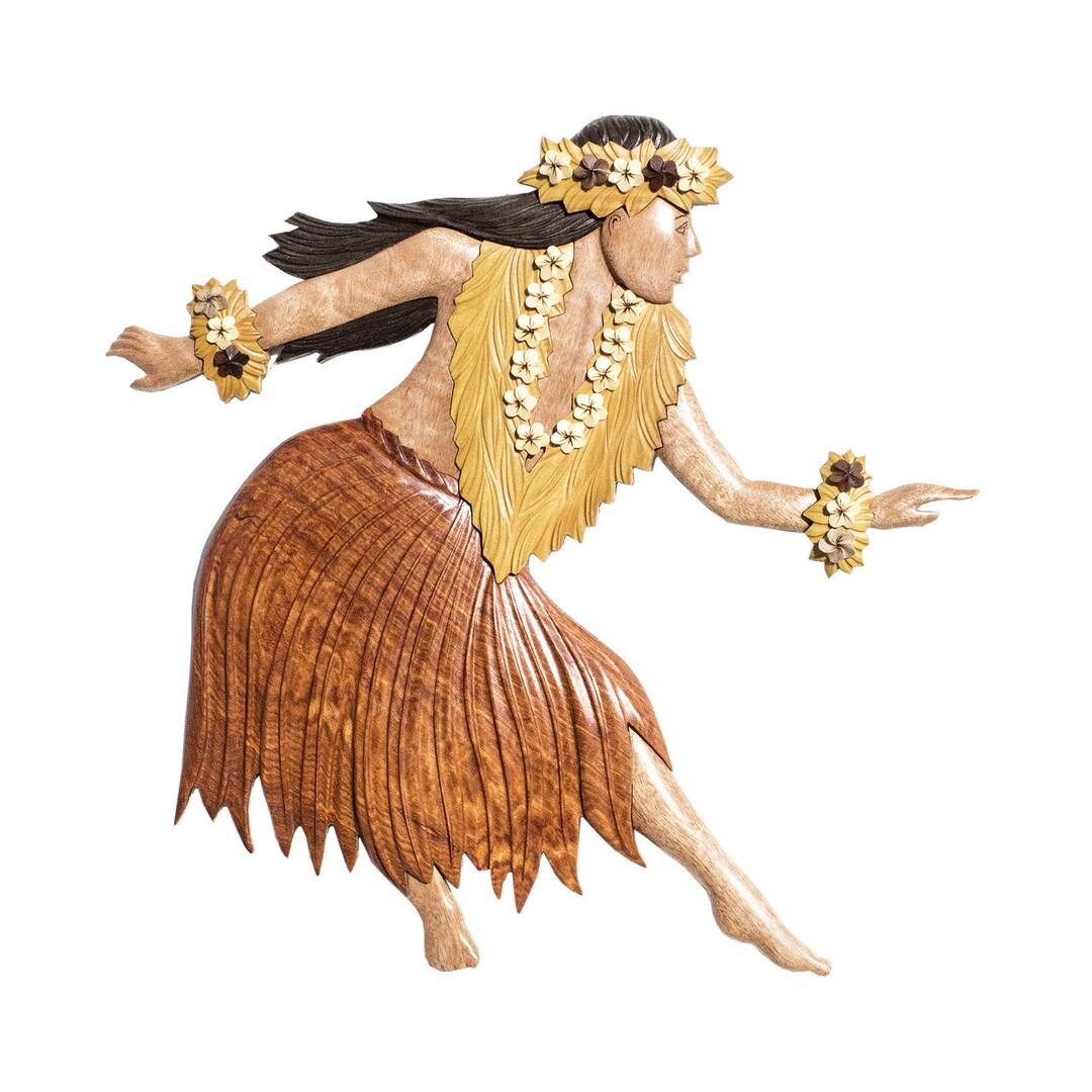 Female Hula Dancer | Hanging Wall Decor - Etsy