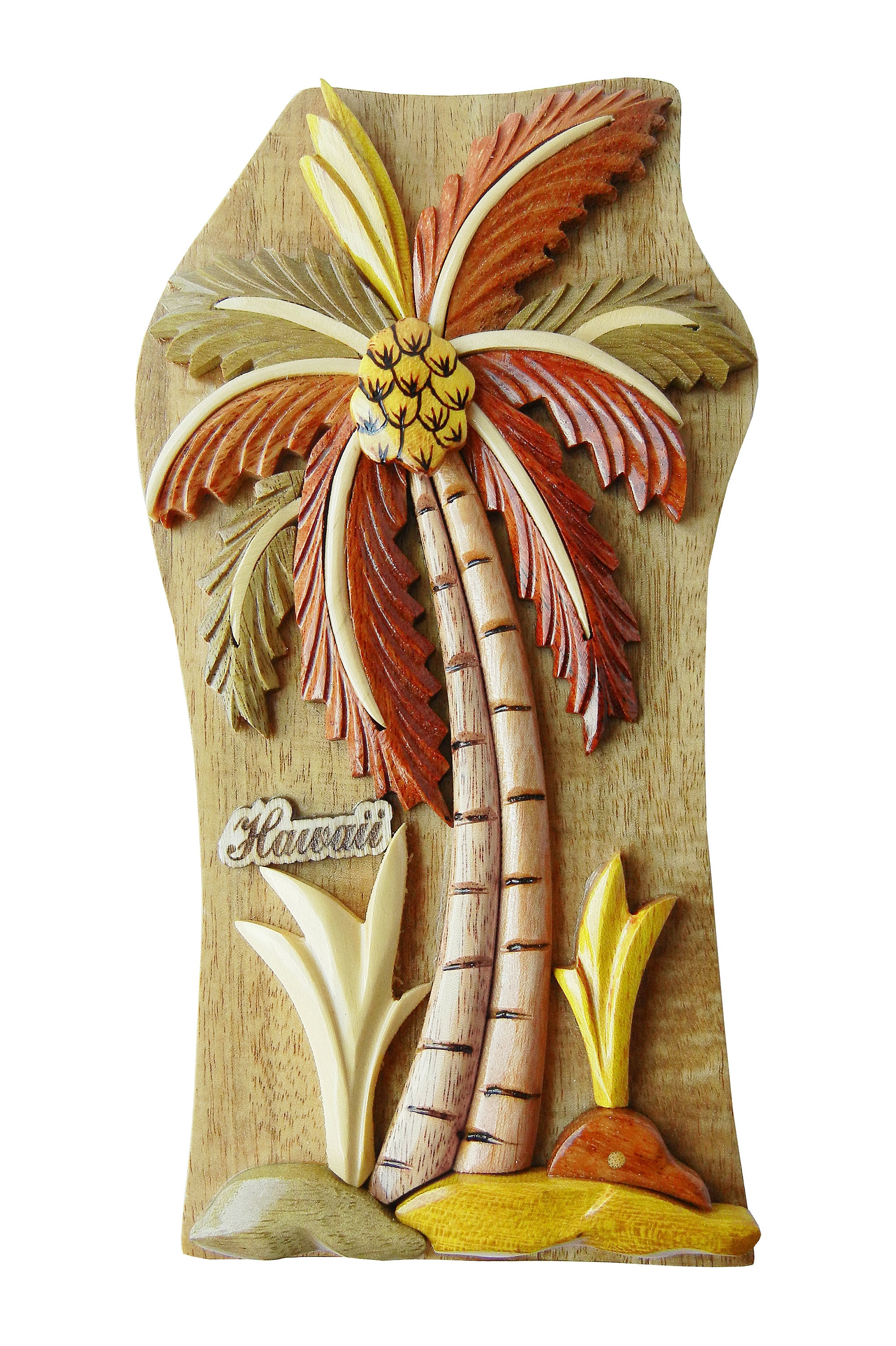 Palm Tree Design - Wooden Puzzle Box (medium) - Etsy