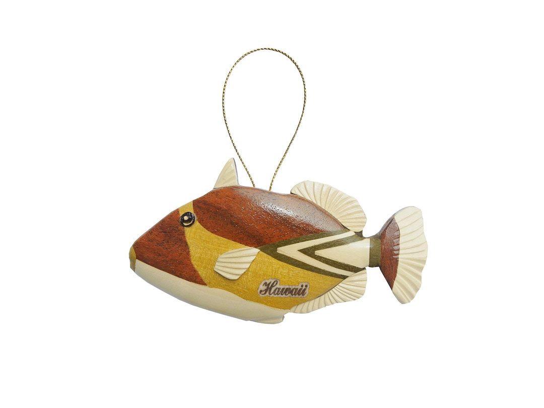 Hawaii State Fish - Humuhumunukunukuapuaʻa - Wooden Hanging Ornament - Etsy