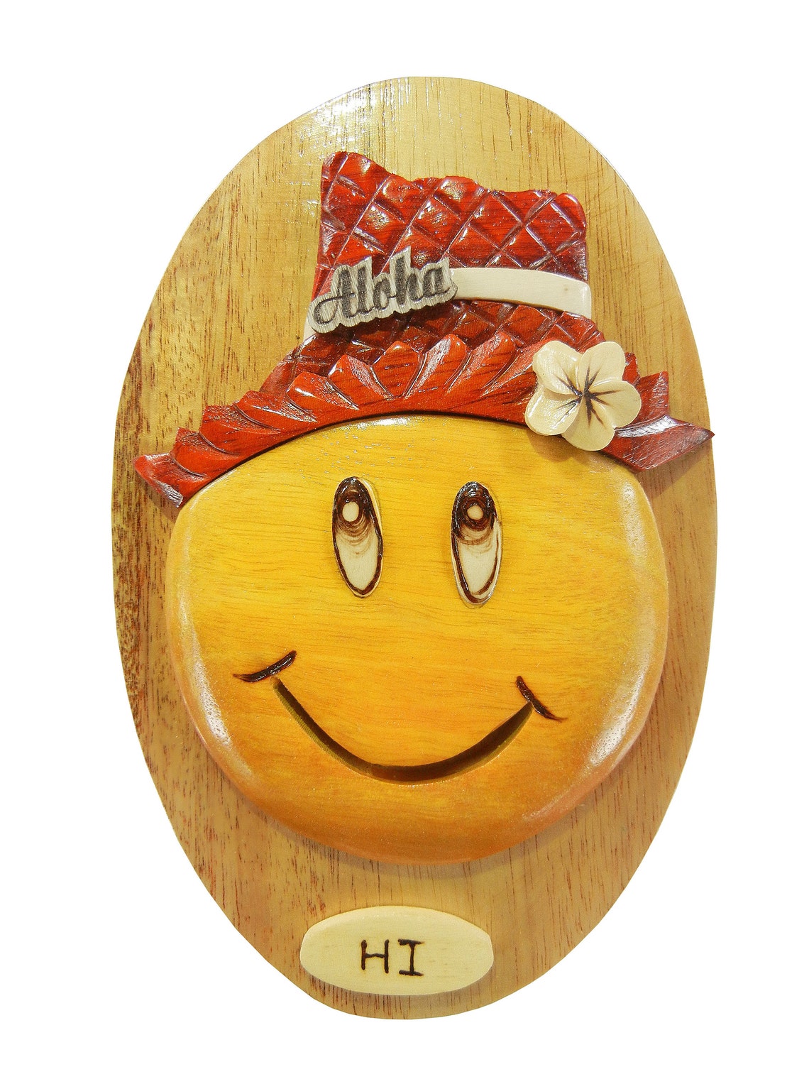 Smiley Face Aloha - Wooden Puzzle Box - Etsy