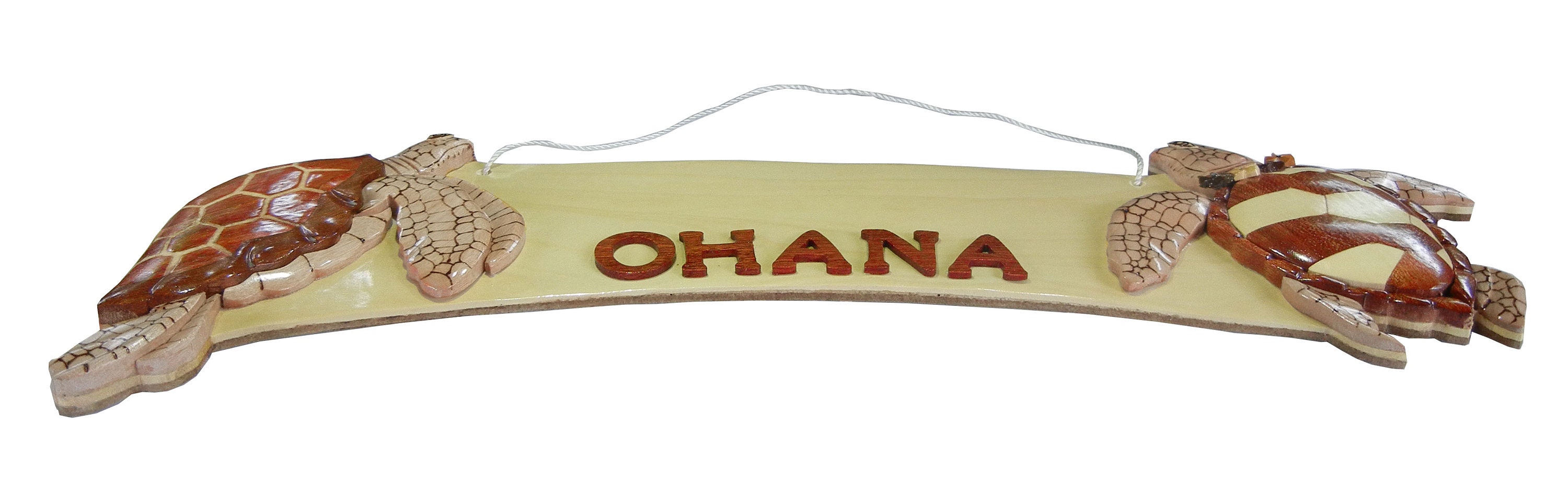 Ohana With Two Turtles - Wooden Sign - Etsy