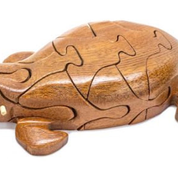 Wood Turtle Puzzle - Etsy