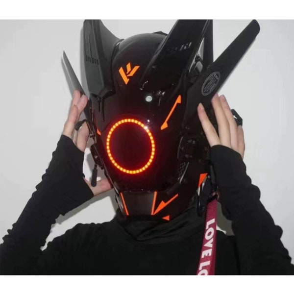 Cyberpunk 2077 helmet cosplay - Etsy.de