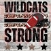 Wildcats Strong Mascot PNG Sublimation Screen Print DTF School Spirit ...