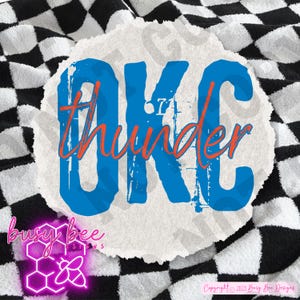 Distressed OKC PNG | Instant Digital Download | DTF | Sublimation ...