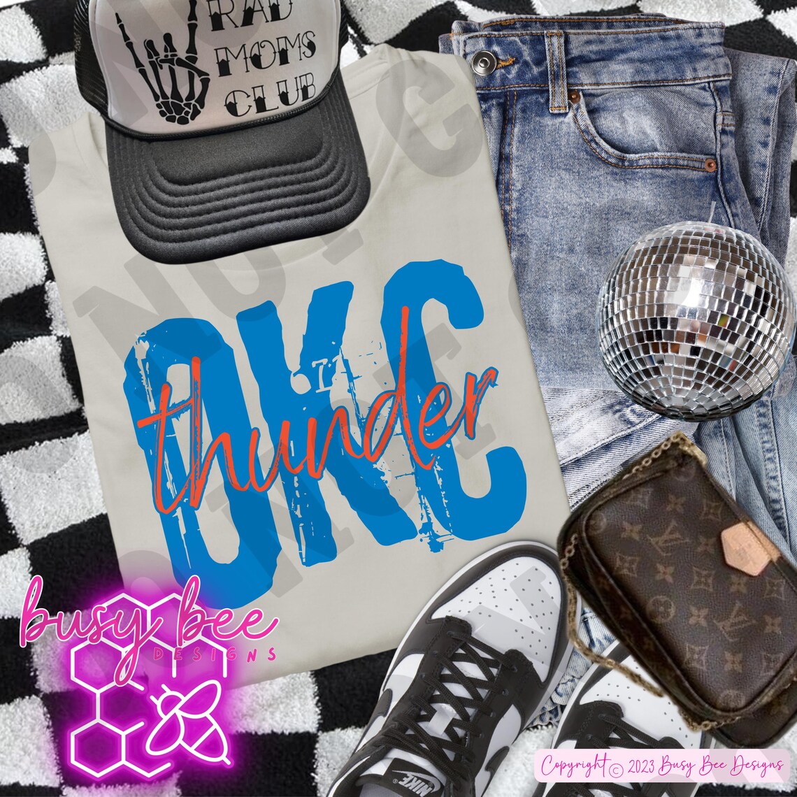 Distressed OKC PNG | Instant Digital Download | DTF | Sublimation ...