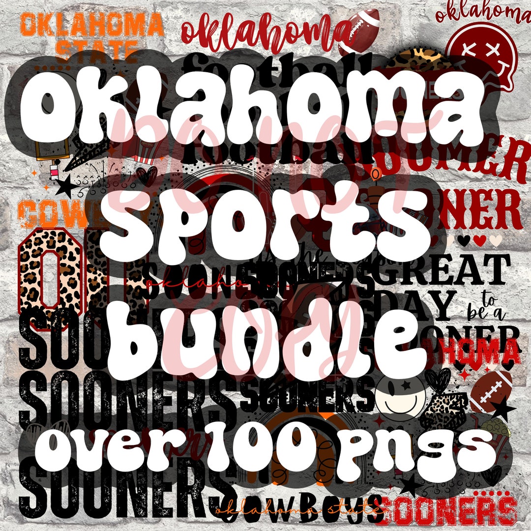 Oklahoma Sports Growing Bundle PNG | Sublimation | Screen Print | DTF ...