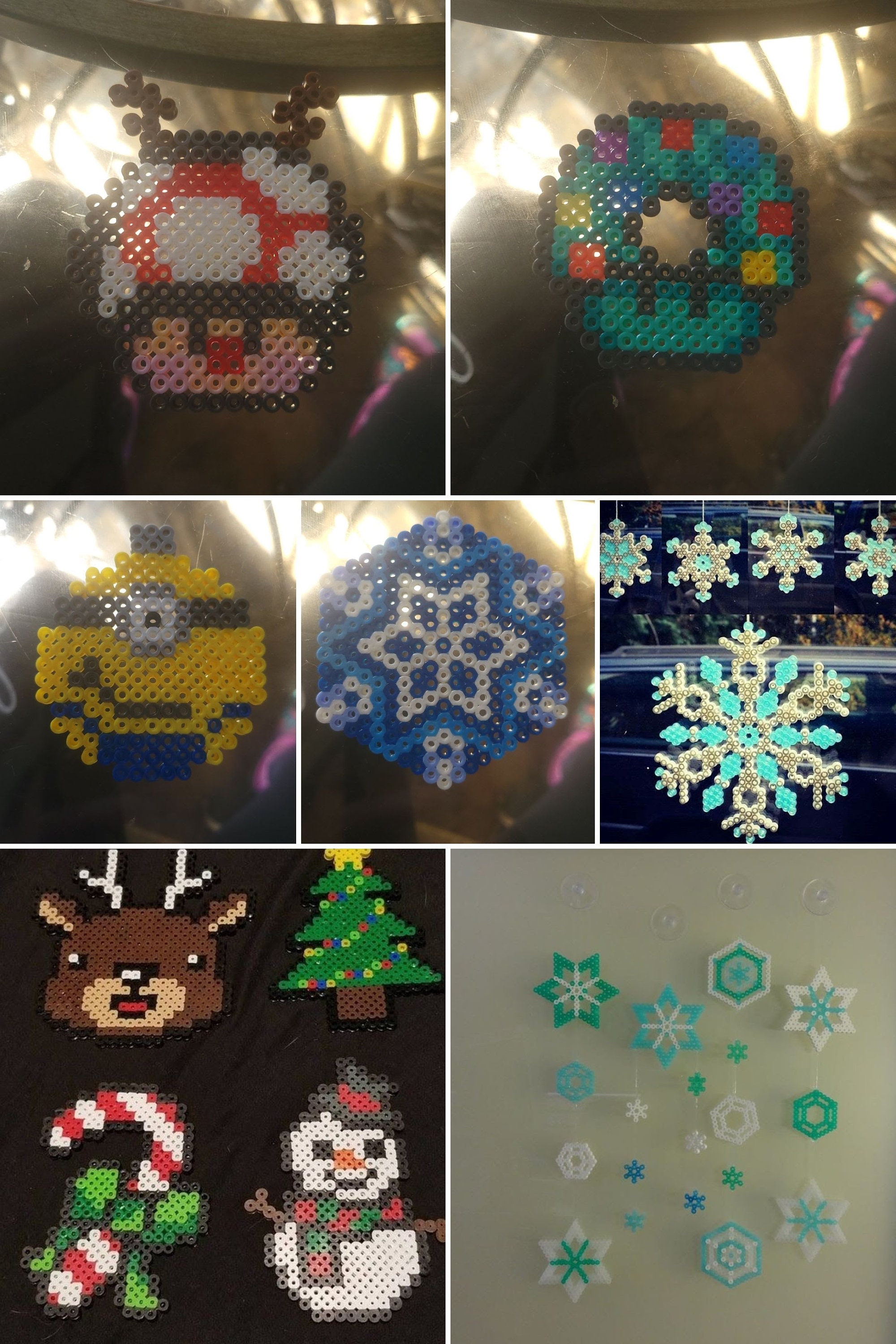 Perler Bead Ornaments/magnets - Etsy