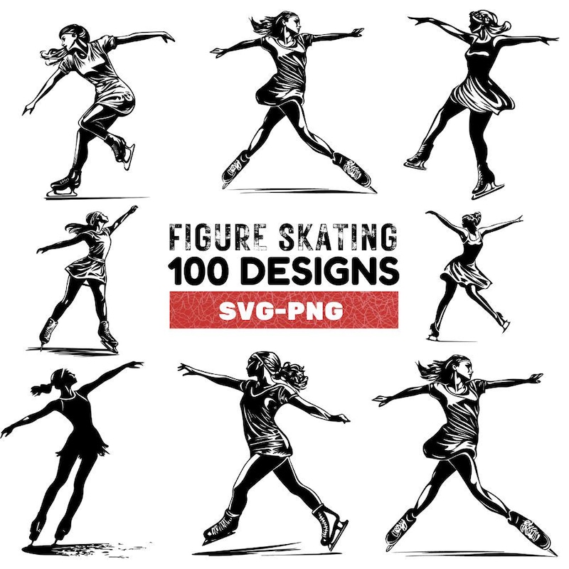Figure Skating Svg - Etsy