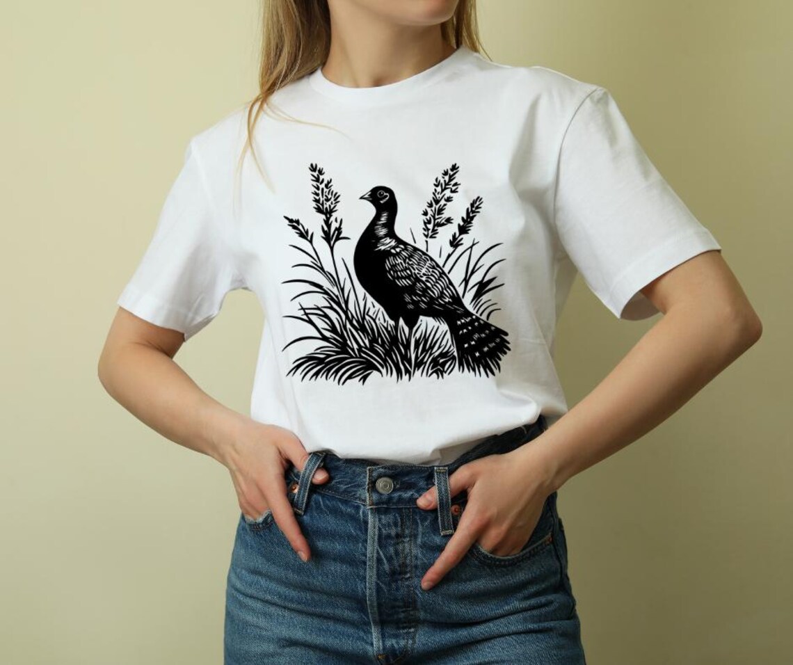 Pheasant SVG PNG Bundle, 100 Upland Game Bird Clipart Designs for ...