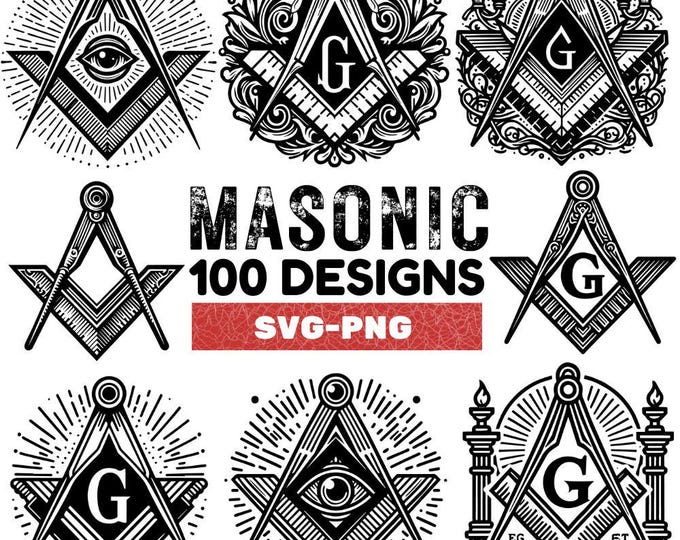 Masonic Auto Emblem Etsy