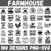 Farmhouse SVG PNG Bundle: 100 Rustic Farm Life Designs - Etsy