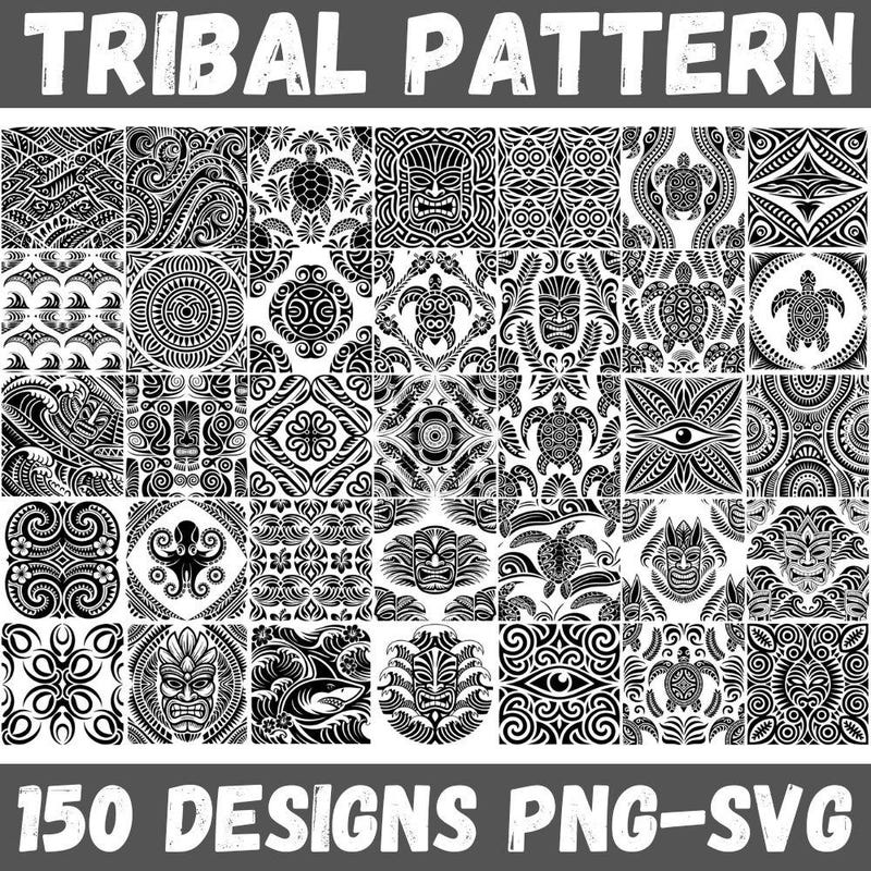 Hawaiian Tribal Svg - Etsy