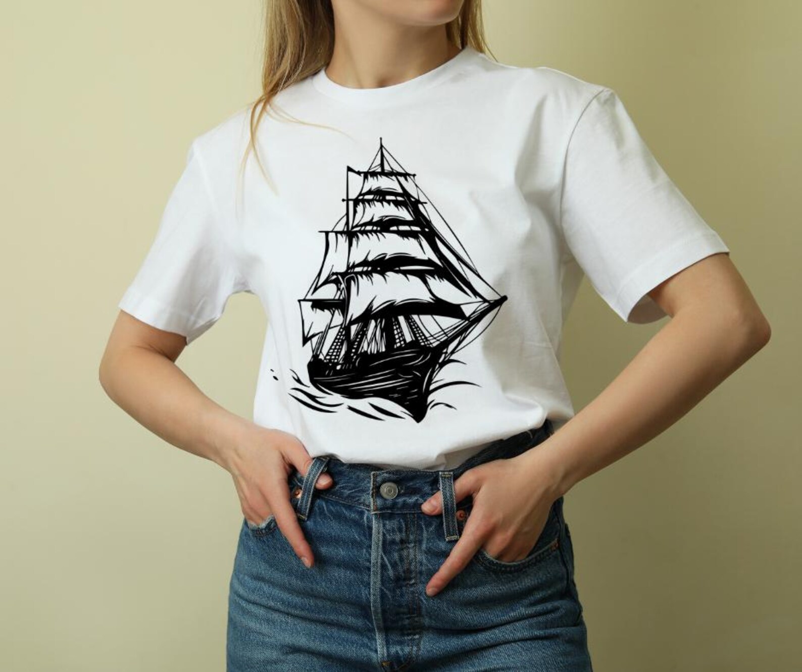 Sailing Ship SVG Bundle: 150 Nautical Pirate Designs (digital Download ...