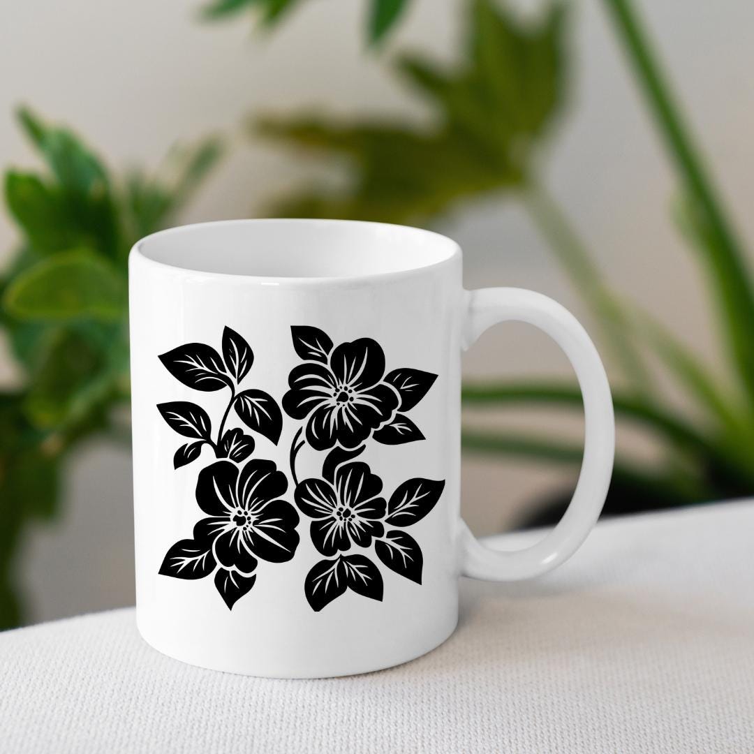 Floral Pattern SVG Bundle: 150 Seamless Flower Designs (digital ...