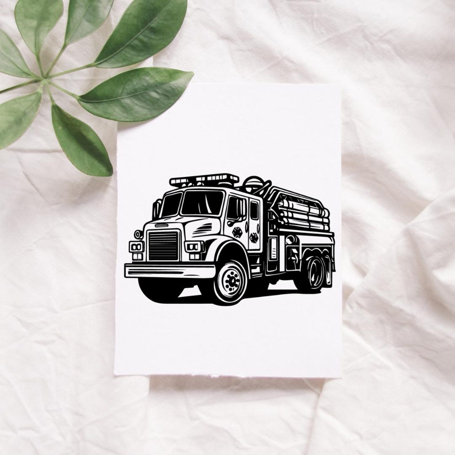 Fire Truck Clipart Bundle: 100 Emergency Vehicle Designs (SVG, PNG) - Etsy