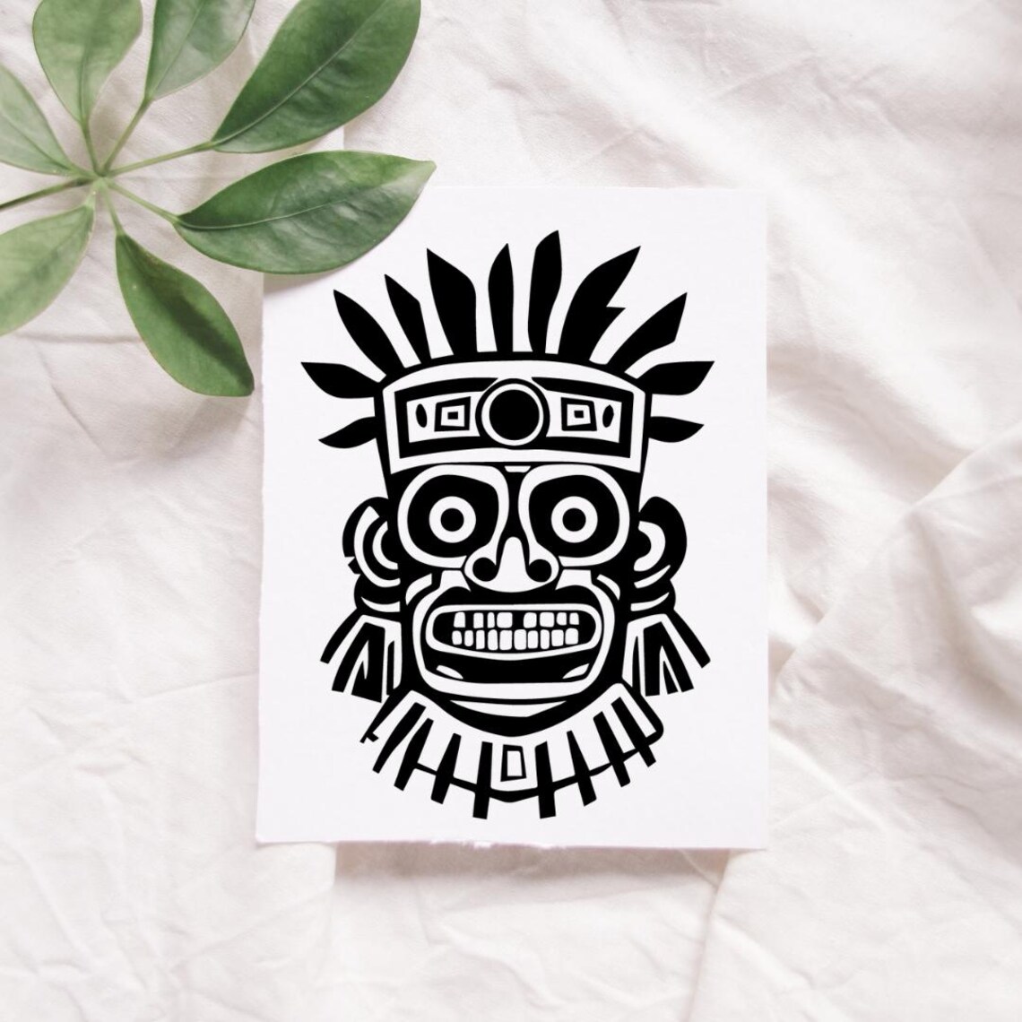 Aztec SVG Bundle, 400 Ancient Warrior PNG, Tribal Mask Clipart ...