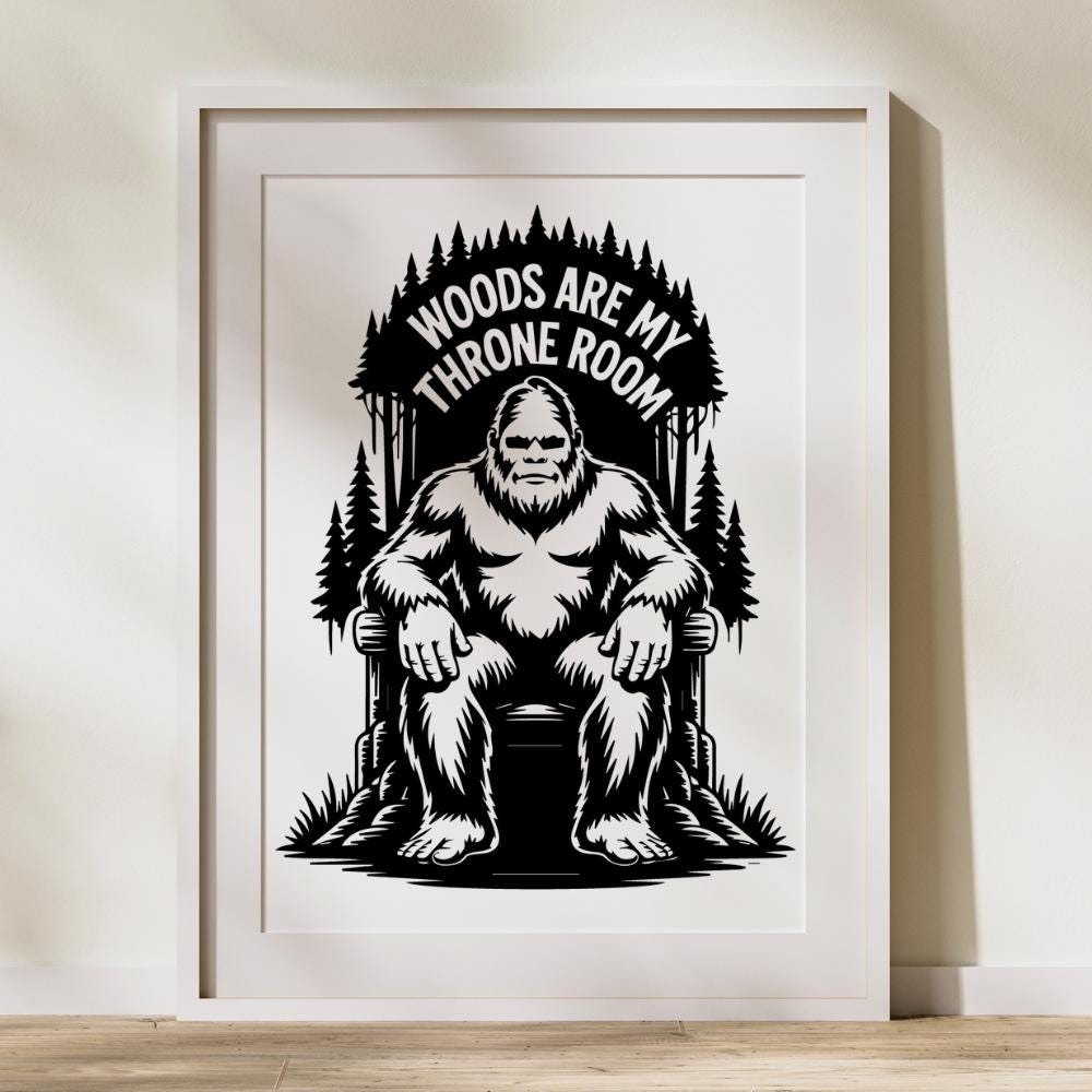 Funny Bigfoot SVG PNG Bundle: 100 Sasquatch Designs (digital Download ...