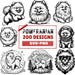 200 Pomeranian Designs Bundle | Adorable Pomeranian Clipart Collection ...