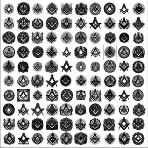 Masonic SVG PNG Design Bundle: Freemasonry Clipart - Etsy