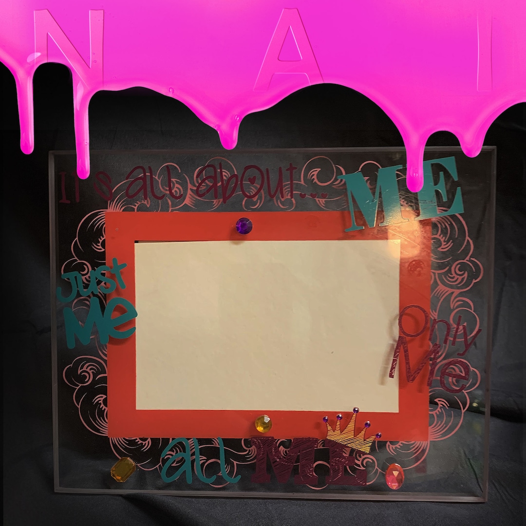 Glass Frame, Picture Frame all About Me Photo Frame - Etsy