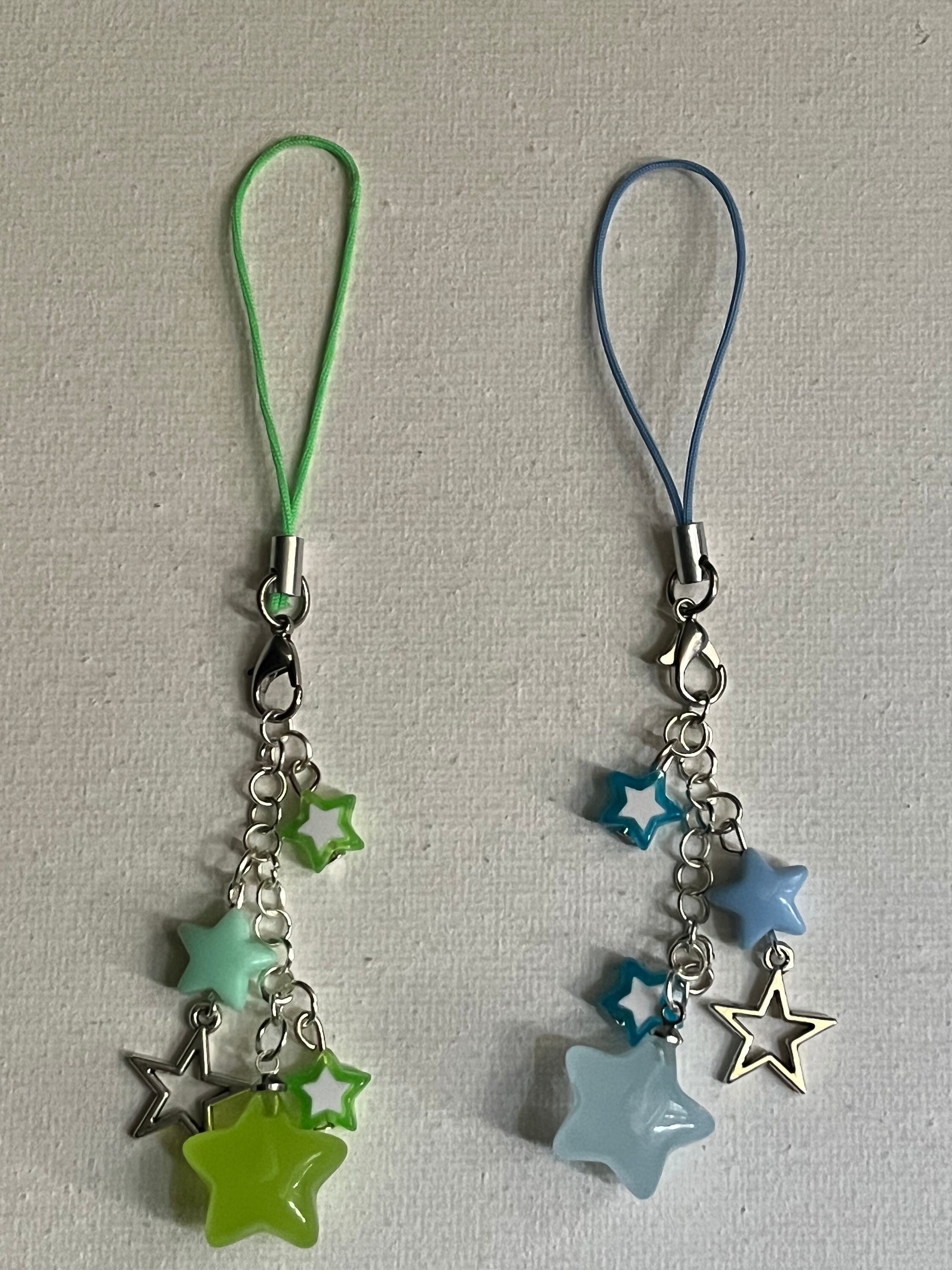 Cute Colorful Star Keychain Phone Charm - Etsy