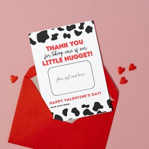 Teacher or Childcare Worker Valentine Chick-fil-a Gift Card Holder ...