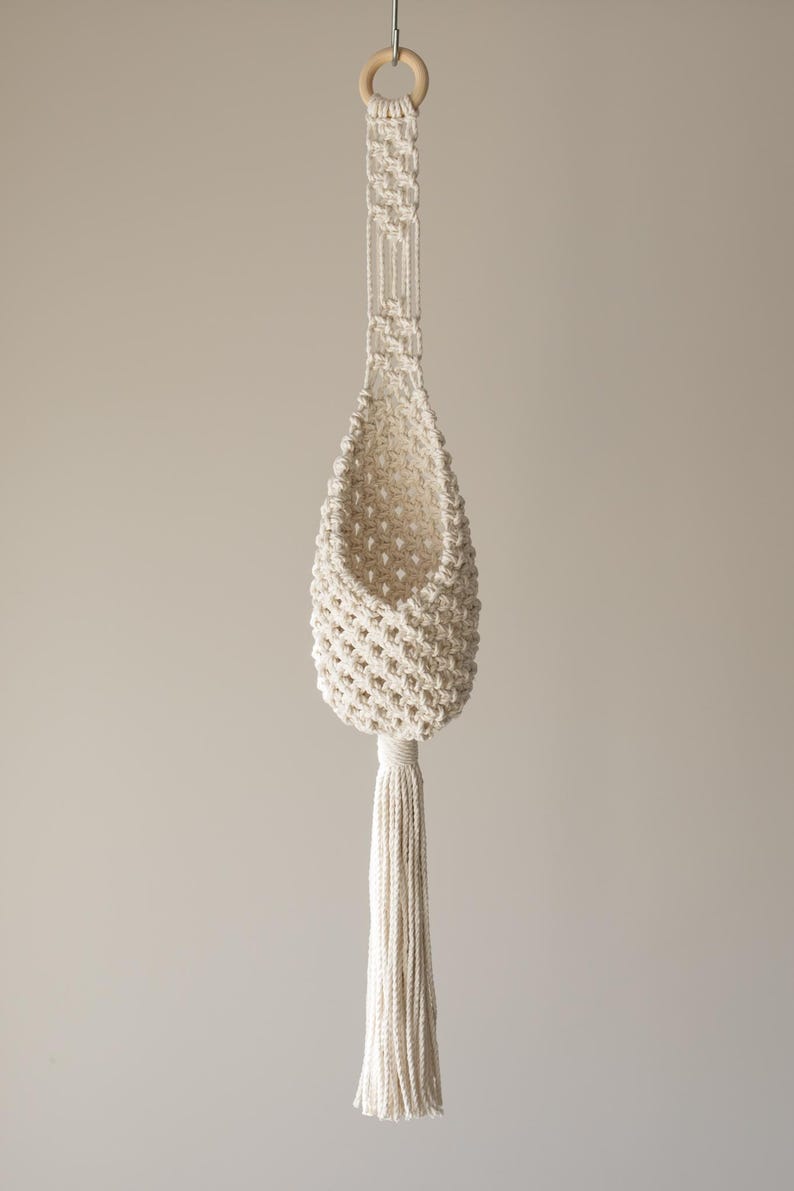 Macrame Hanging Pod Basket - Etsy Australia