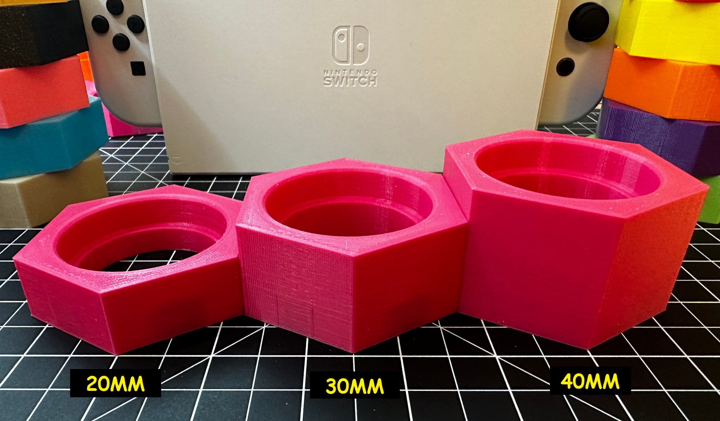 Magnetic Attachable Amiibo Display Stands With Multi-colors and Tiers ...