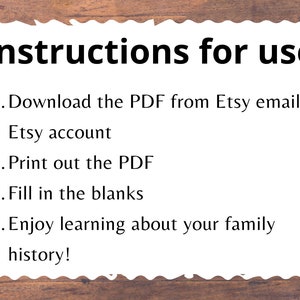 Celestial Family Tree Template 5 Generations, Great for Family Reunion ...