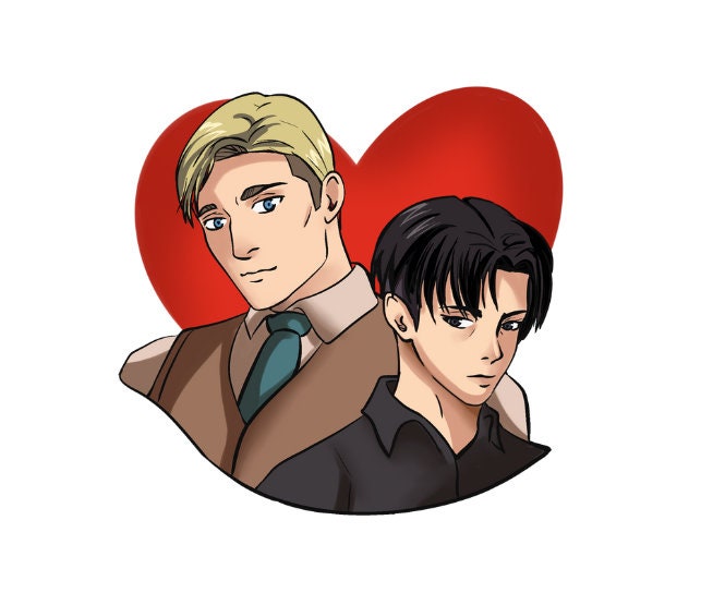 Eruri (erwin/levi) Sticker, Aot Sticker, Attack on Titan Sticker - Etsy