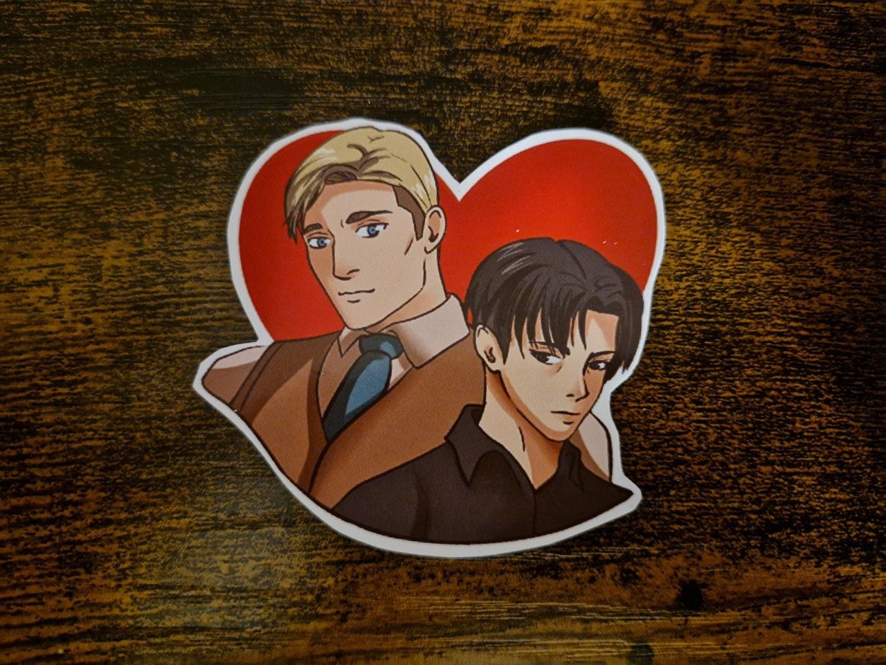 Eruri (erwin/levi) Sticker, Aot Sticker, Attack on Titan Sticker - Etsy