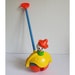 Vintage Fisher Price Push-along Clown #758 - Etsy