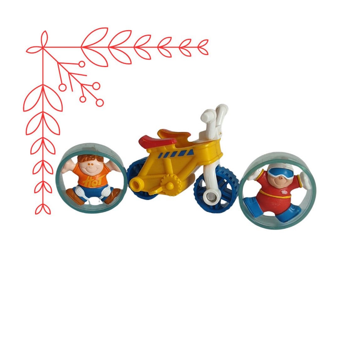 Vintage Fisher Price Tumblewheels Motorcycle Playset #2257 - Etsy