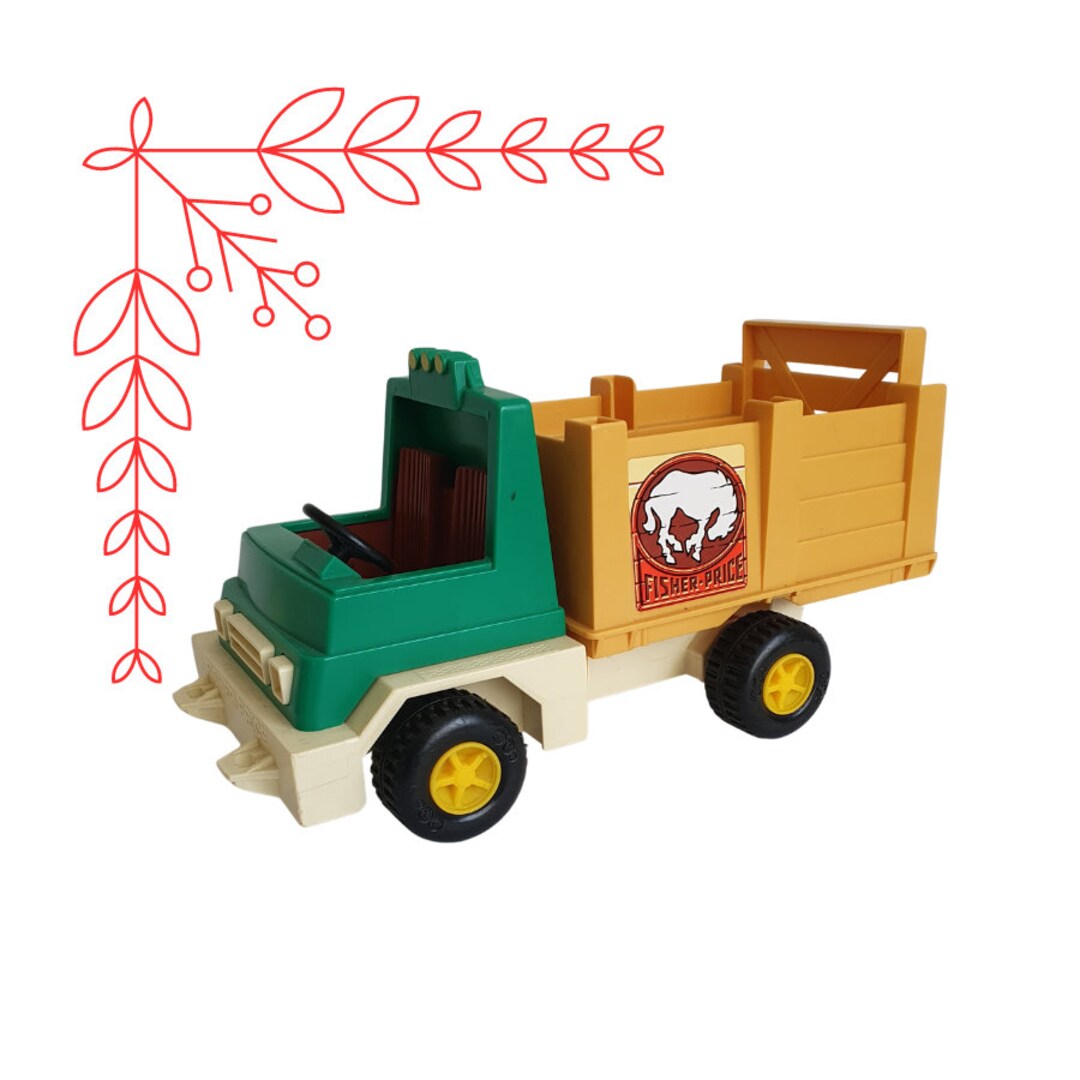 Vintage Fisher Price Husky Helper Rodeo Rig #4516 #330 - Etsy